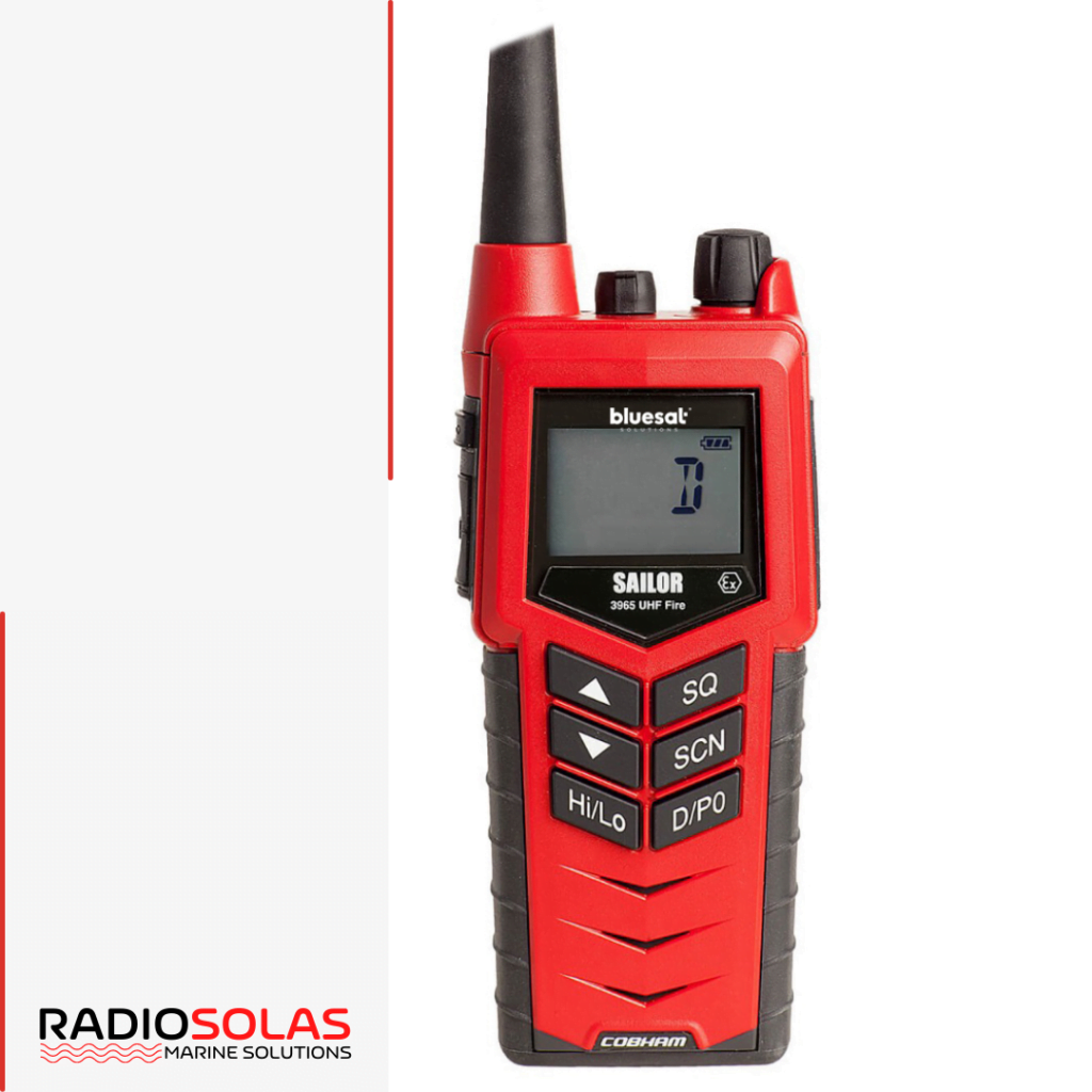 UHF PORTÁTIL SAILOR SP3965 ATEX - Radio SOLAS